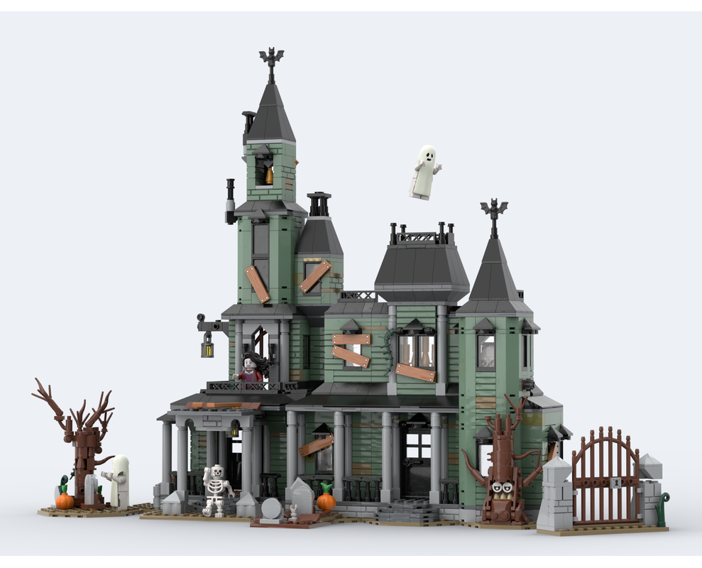 LEGO MOC-234312 31167 Haunted House by legomegaman | Rebrickable ...