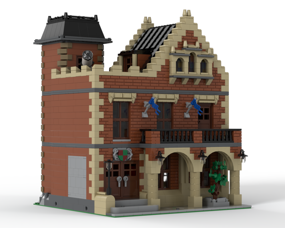 LEGO MOC-234314 Modular - University by Double_U_Bricks | Rebrickable ...