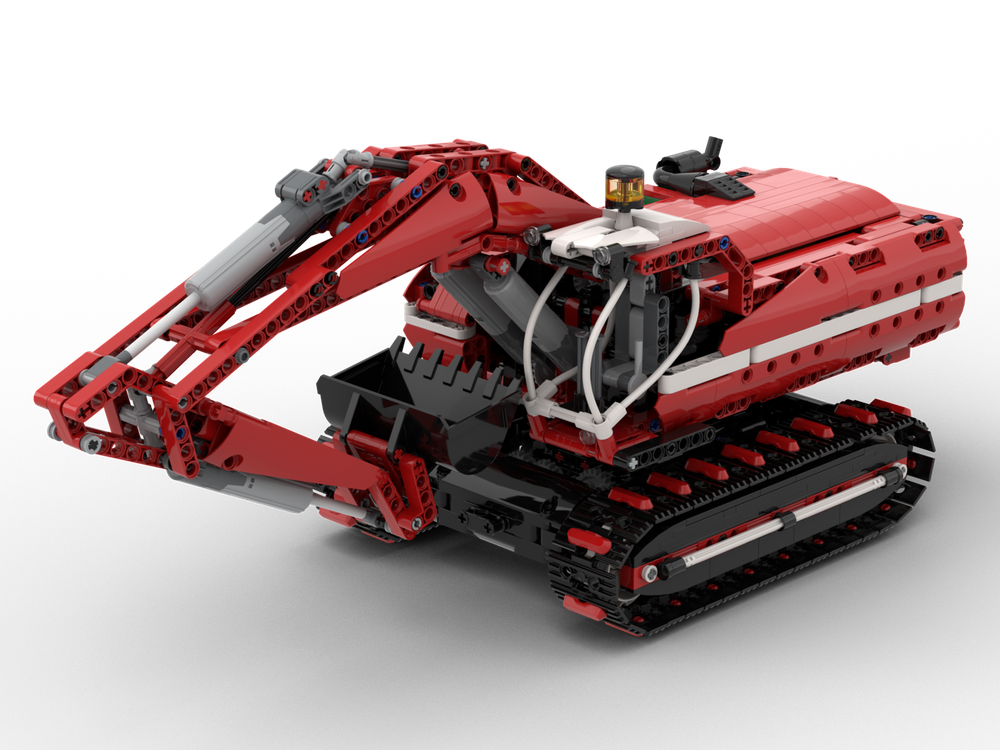 LEGO MOC 8043 Excavator MOC - Sbrick full RC by Scorpio007 ...