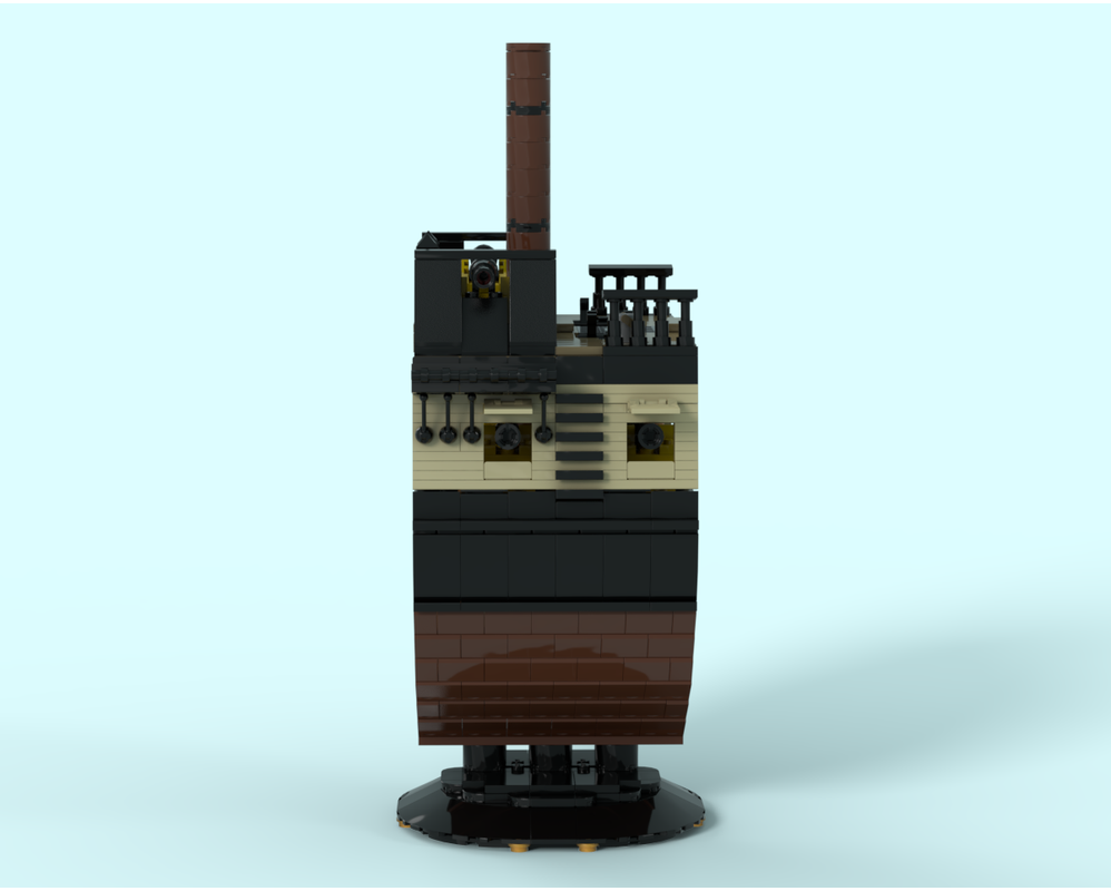 LEGO MOC 18th Century Napoleonic Frigate cross-section display by ...
