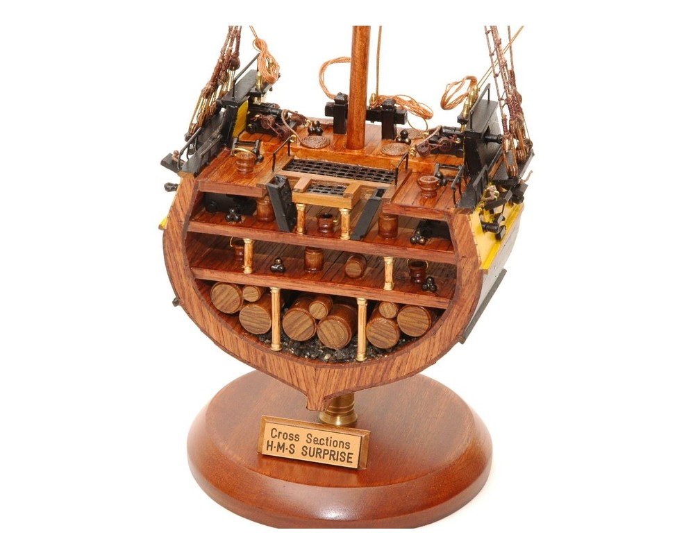 LEGO MOC 18th Century Napoleonic Frigate cross-section display by ...