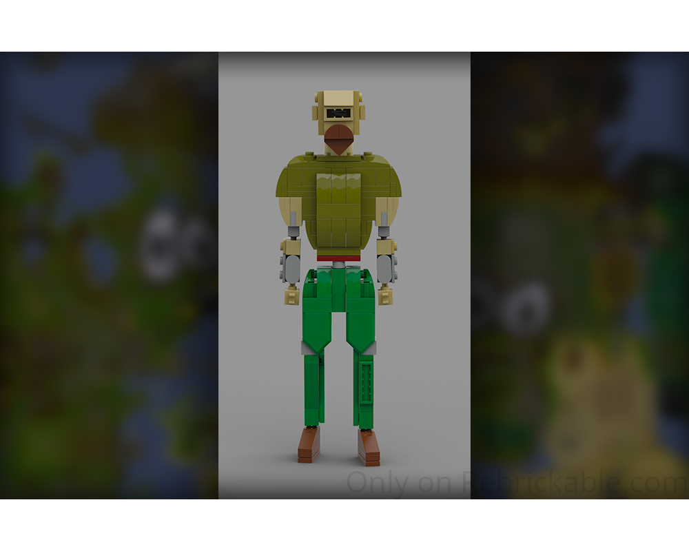 LEGO MOC (OSRS) Default Character by IzzyDesigns | Rebrickable - Build ...