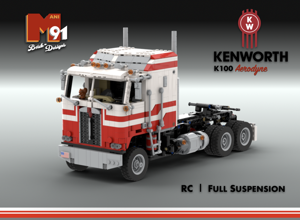 LEGO MOC-234342 Kenworth K100 Aerodyne RC by Mani91 | Rebrickable ...
