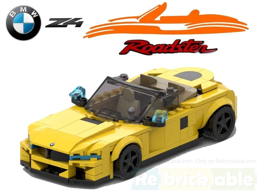 LEGO MOC BMW Z4 Roadster - Yellow by MarkMOC71 | Rebrickable - Build ...