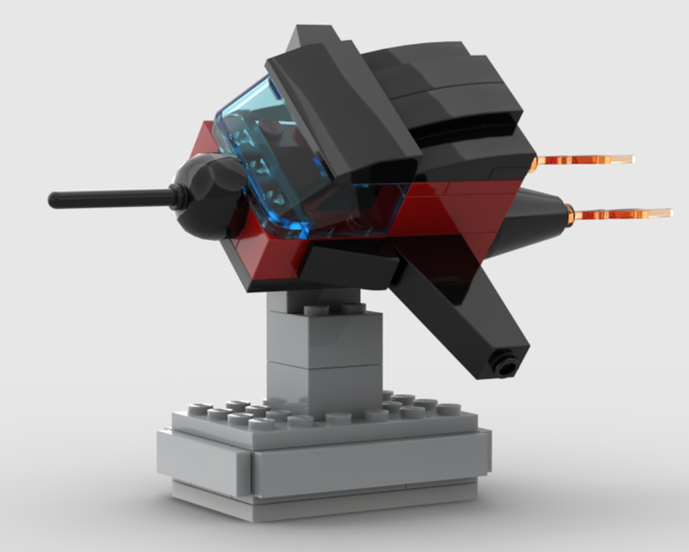 LEGO MOC Small Spaceship by Gandalf Bricks | Rebrickable - Build with LEGO