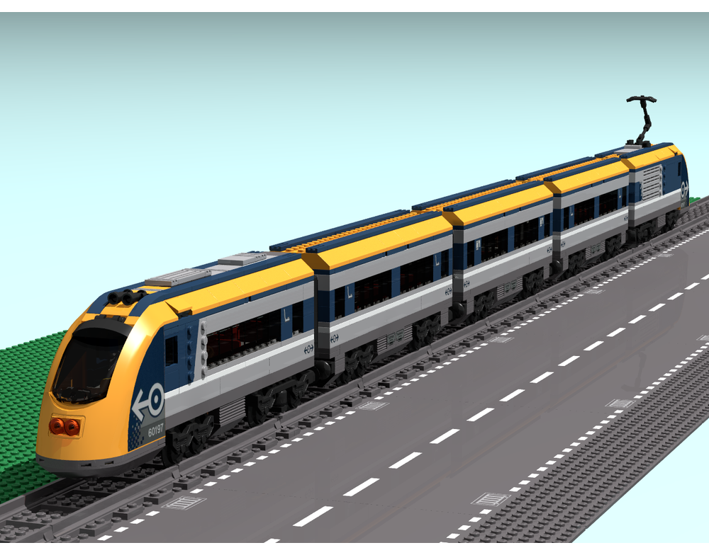 LEGO MOC-234352 Passenger train Cab Car - (Aero) by NottaCadmonkey ...
