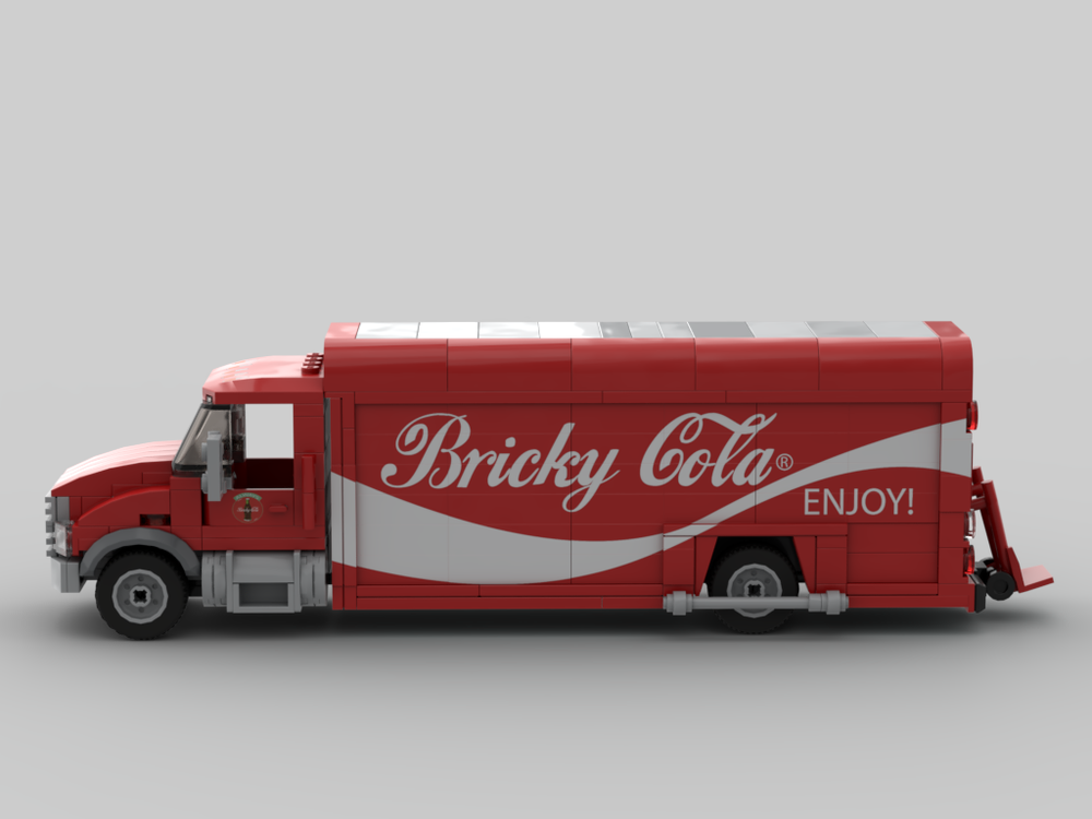 LEGO MOC Bricky Cola Beverage Truck by JIDBrickCreations | Rebrickable ...