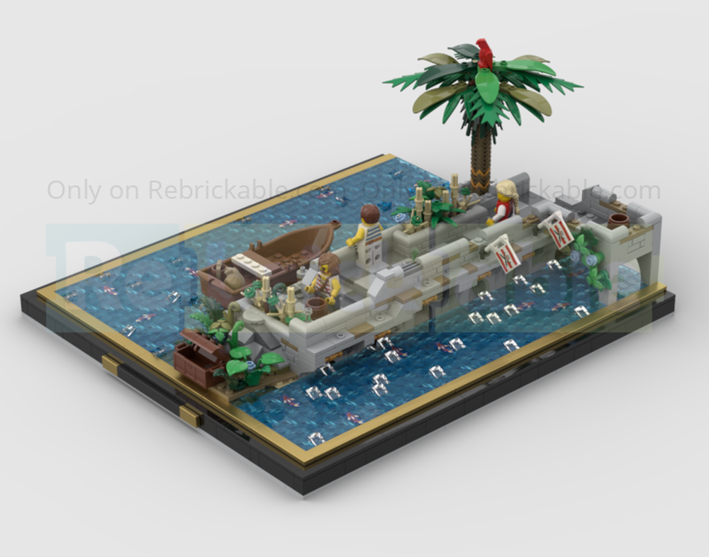 LEGO MOC-234373 Marine Harbor Panorama Full Modul by HerzBrick ...