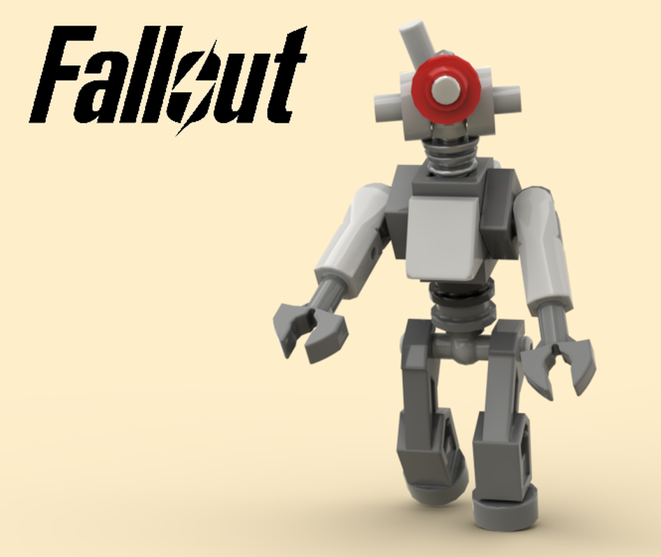 LEGO MOC Fallout Assaultron Minifig scale MOC by CzerstwyChleb ...