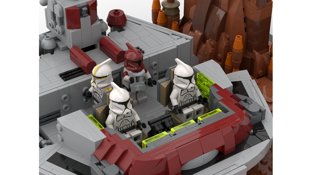 LEGO MOC SW Episode 2 Attack of the Clones Republic Forward Command ...