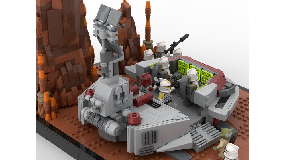 LEGO MOC SW Episode 2 Attack of the Clones Republic Forward Command ...
