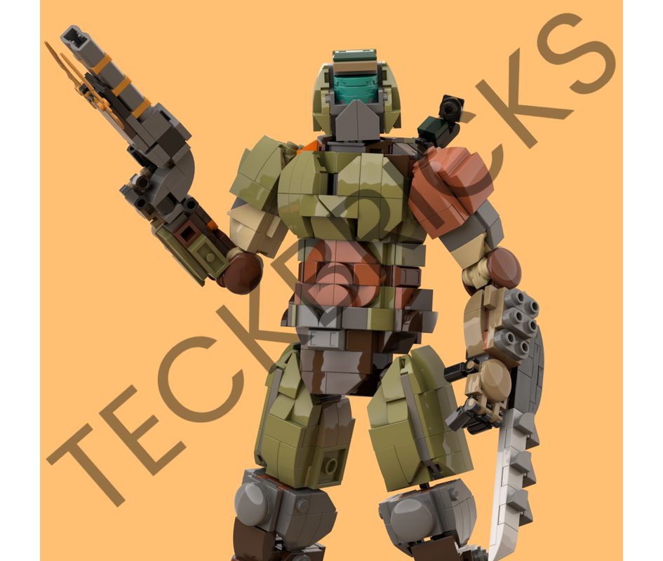 LEGO MOC-234383 Doom Slayer by Teckbricks | Rebrickable - Build with LEGO
