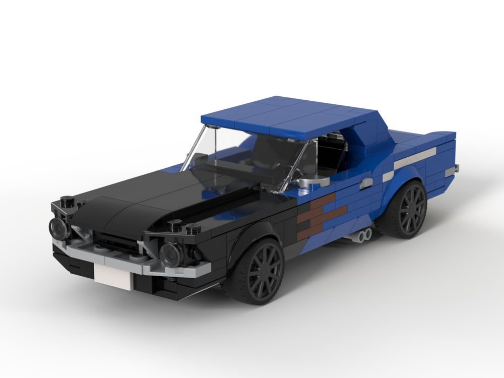 LEGO MOC Mustang Coupe 8wide MOD by Linse | Rebrickable - Build with LEGO
