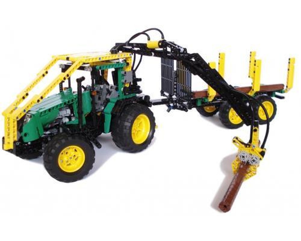 LEGO MOC Forest Tractor with Trailer by M_longer | Rebrickable - Build ...