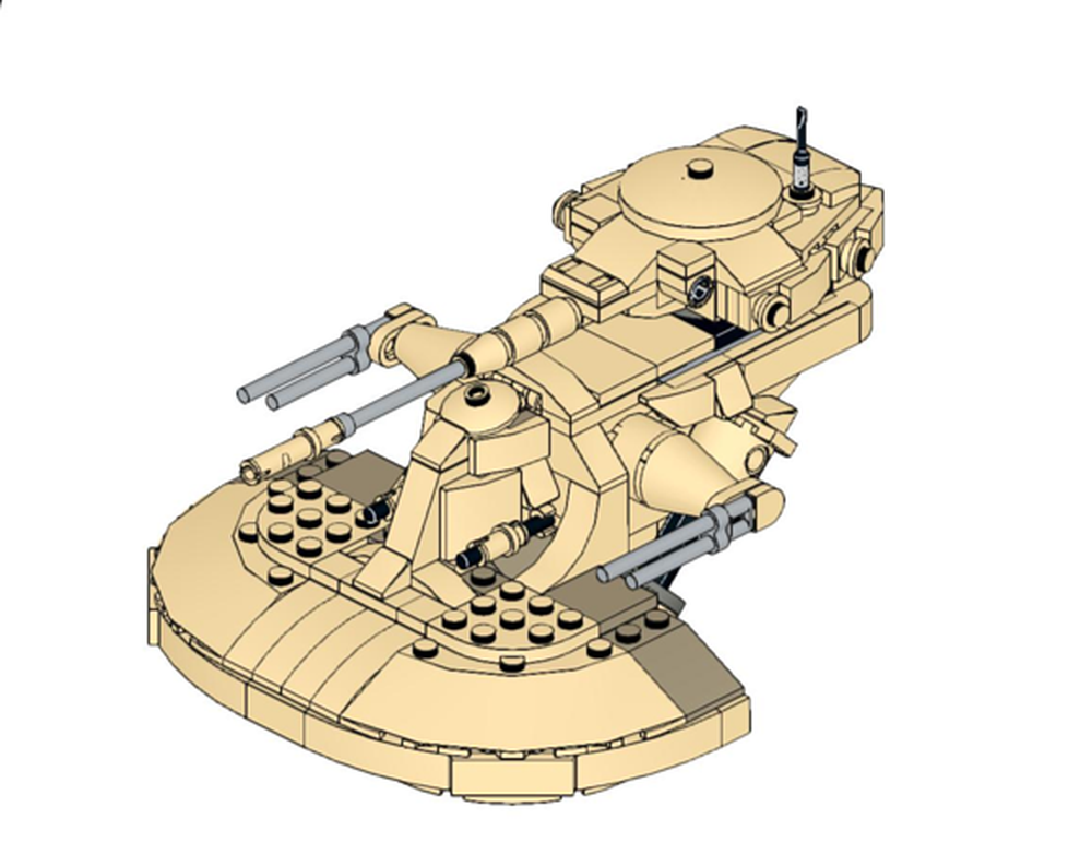 LEGO MOC Trade Federation AAT Tank by BanthaBricks2022 | Rebrickable ...