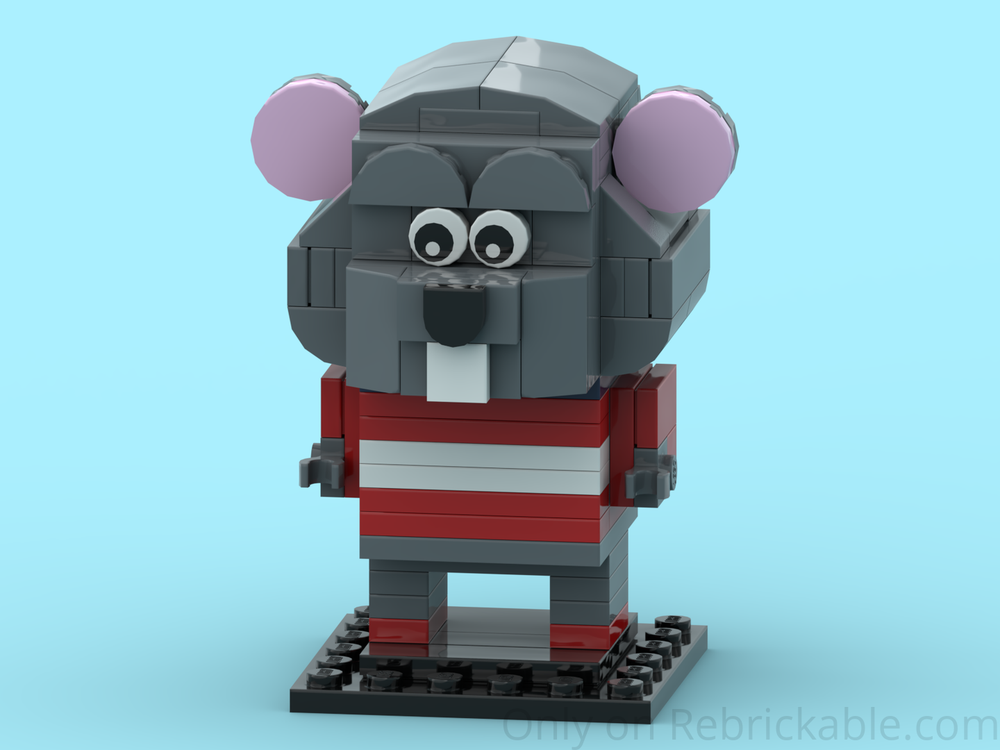 LEGO MOC Brickheadz Viktor E. Rat Mascot by allen1124 | Rebrickable ...