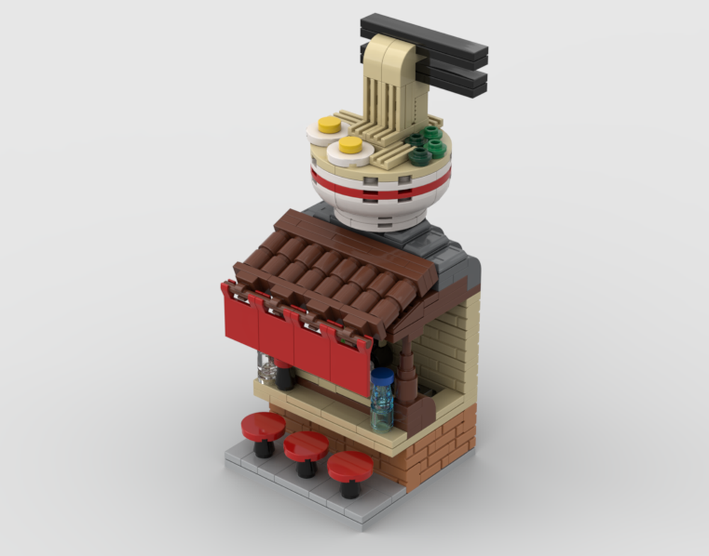 LEGO MOC-234411 Ramen Shop 8x8 by uneuro | Rebrickable - Build with LEGO