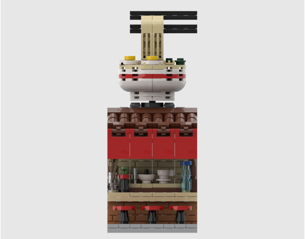 LEGO MOC Ramen Shop 8x8 by uneuro | Rebrickable - Build with LEGO
