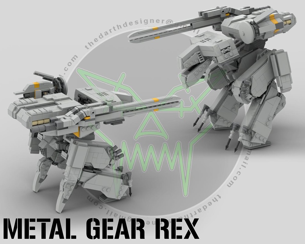 LEGO MOC Metal Gear Solid| METAL GEAR REX - 1:70 Scale by DarthDesigner ...