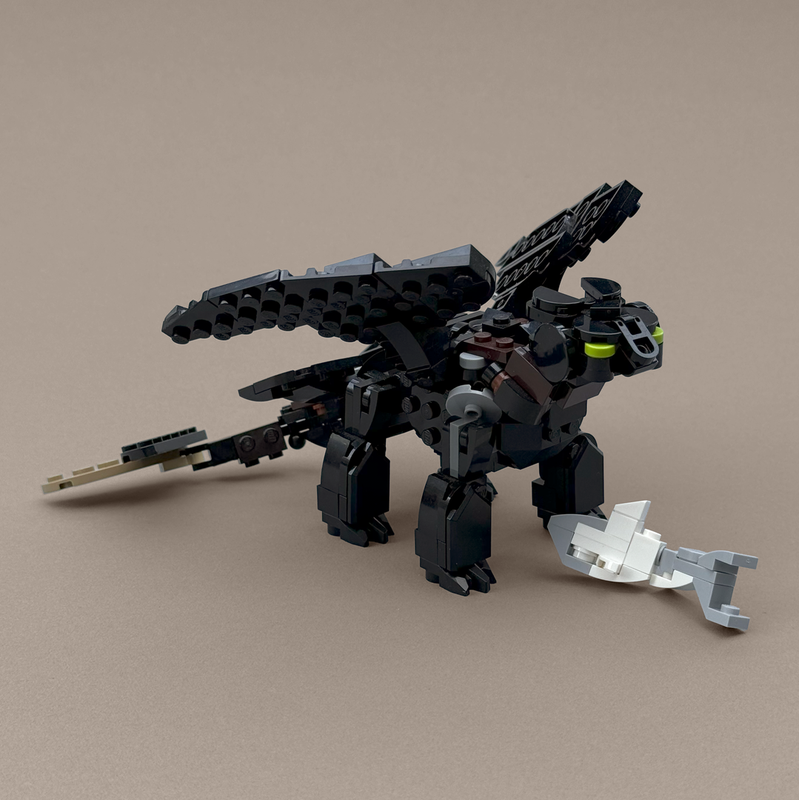 LEGO MOC Toothless by PaulvilleMOCs | Rebrickable - Build with LEGO