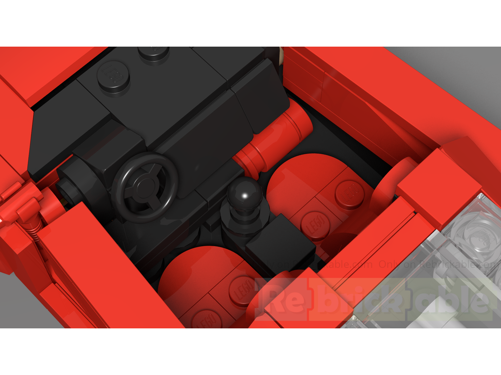 LEGO MOC F40 V2 (76934 mod) by Mobilox Studios | Rebrickable - Build ...
