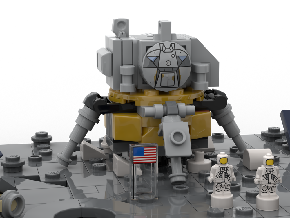 LEGO MOC Apollo lunar base (1:110) by Sands_of_Ares | Rebrickable ...
