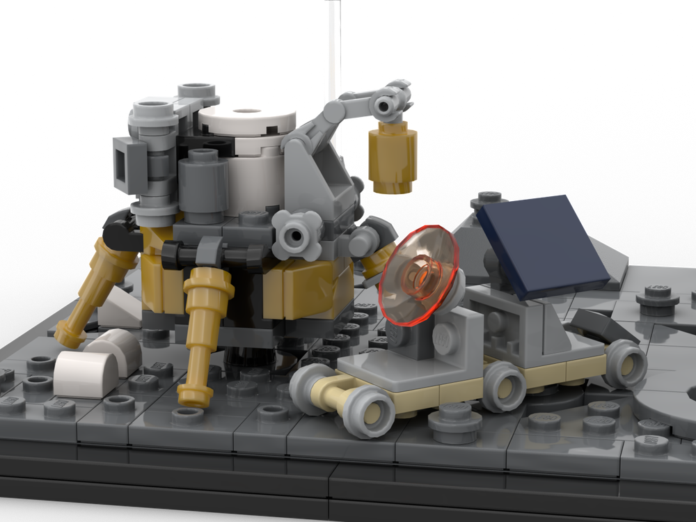 LEGO MOC Apollo lunar base (1:110) by Sands_of_Ares | Rebrickable ...