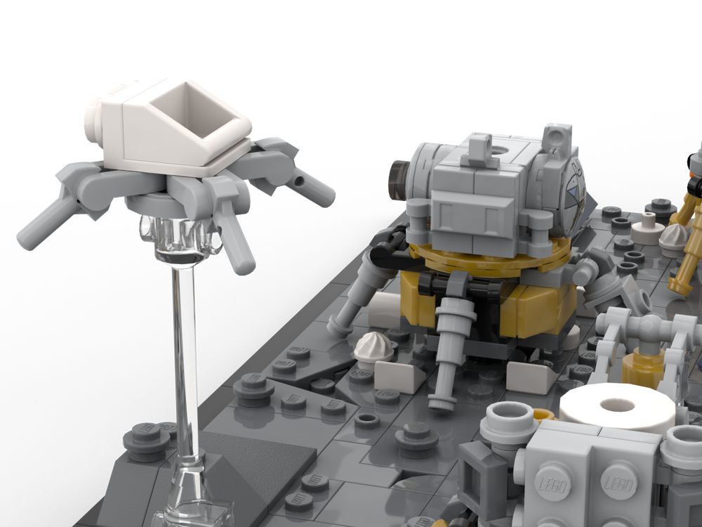 LEGO MOC Apollo lunar base (1:110) by Sands_of_Ares | Rebrickable ...
