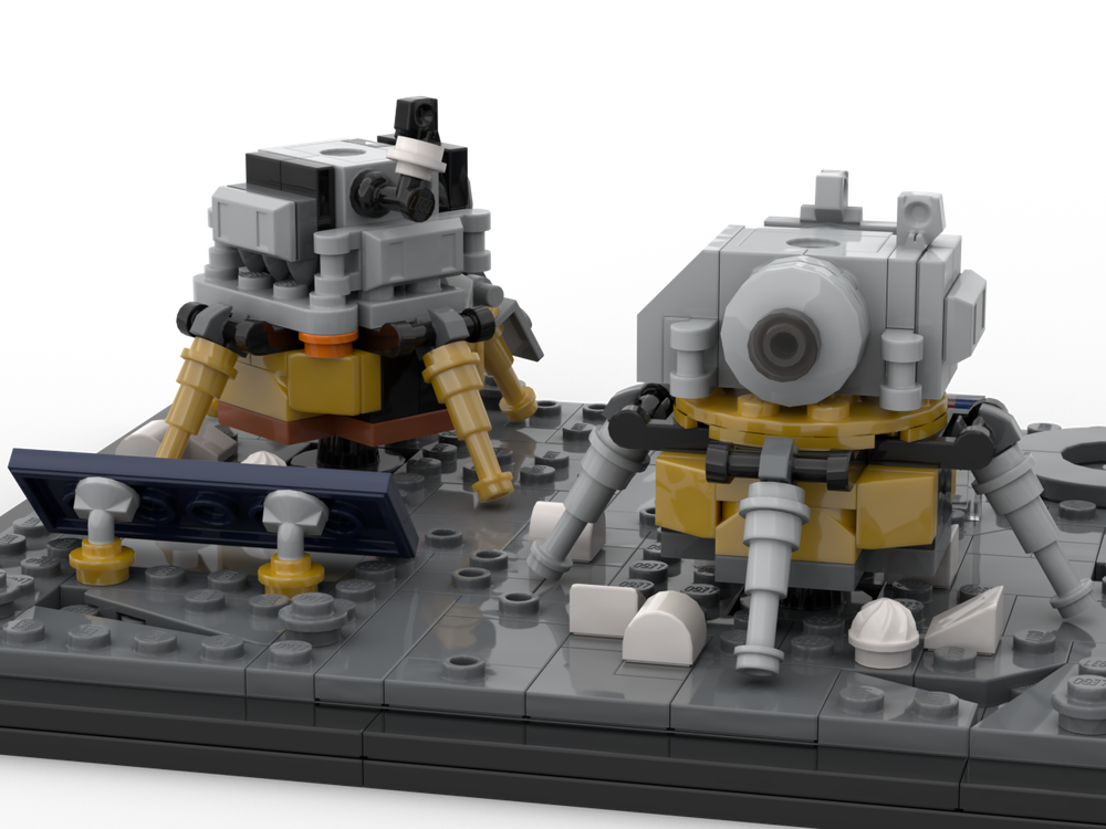 LEGO MOC Apollo lunar base (1:110) by Sands_of_Ares | Rebrickable ...