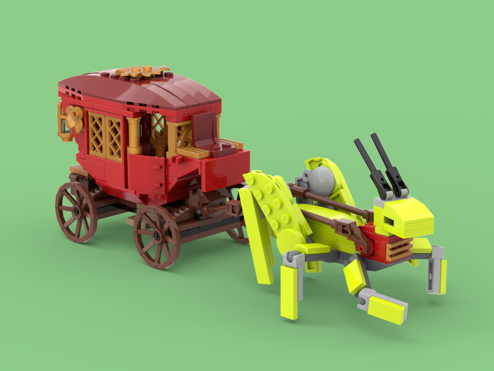 LEGO MOC-234483 Stagecoach by Kostack | Rebrickable - Build with LEGO