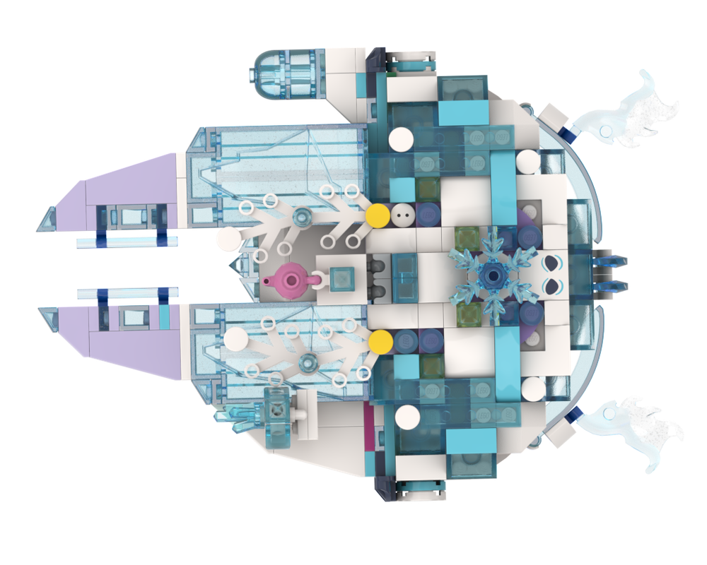 LEGO MOC Frozen Falcon by TheHaanSolo | Rebrickable - Build with LEGO