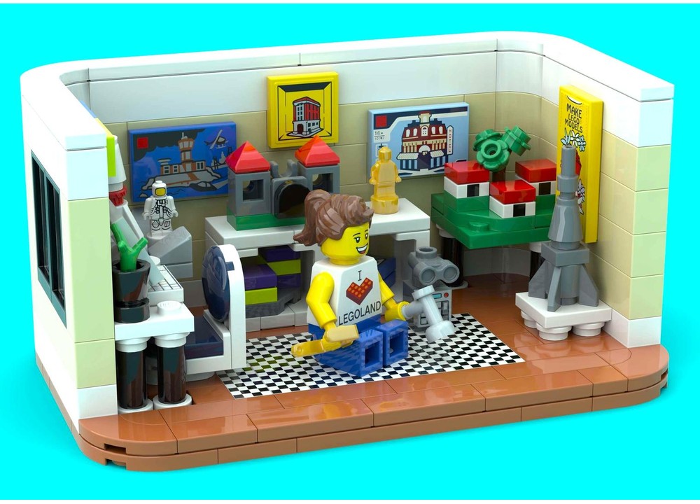LEGO MOC LEGO Fan’s Room by Oliwia 2005 | Rebrickable - Build with LEGO
