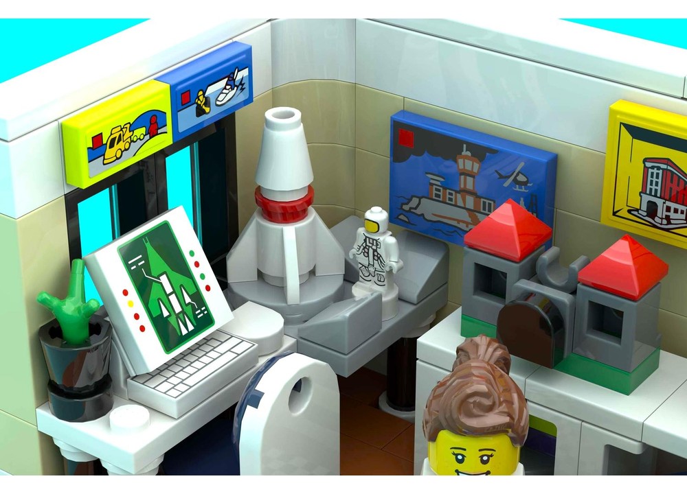 LEGO MOC LEGO Fan’s Room by Oliwia 2005 | Rebrickable - Build with LEGO