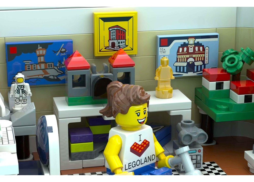 LEGO MOC LEGO Fan’s Room by Oliwia 2005 | Rebrickable - Build with LEGO