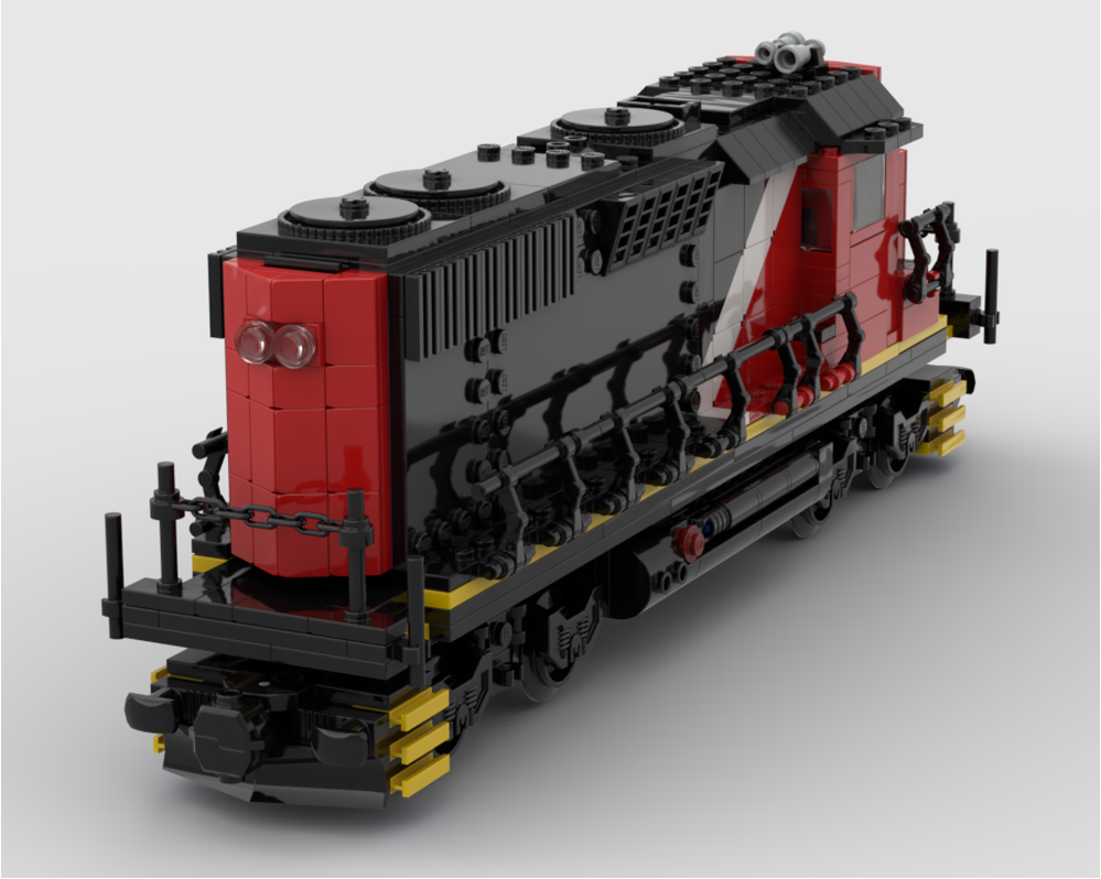 LEGO MOC Canadian National GP38-2 locomotive by CrazyCows6 ...