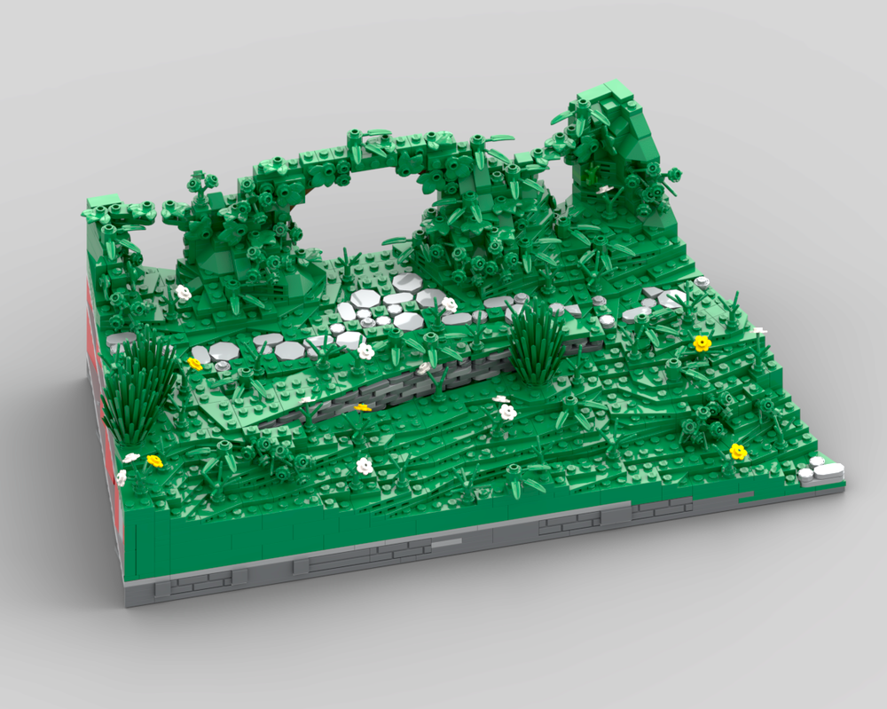 LEGO MOC Bag End Modul 13 "Meadow with Wall" by Taylorsbrick_DD ...