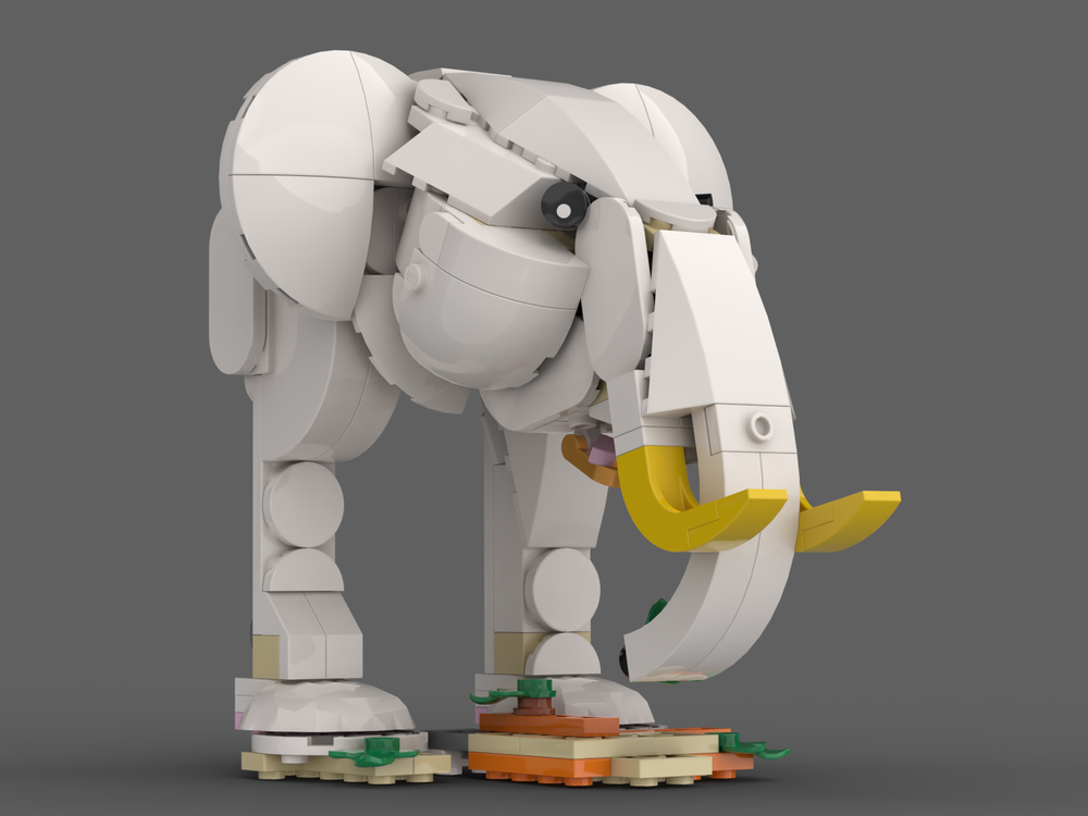 LEGO MOC-234522 Elephant Head by WeHo | Rebrickable - Build with LEGO