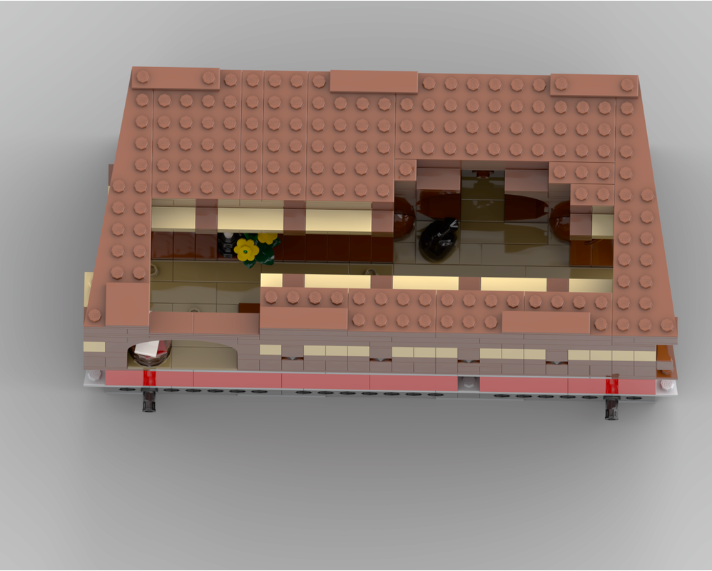 LEGO MOC Bag End Modul 15 "Corridor Living Room" by Taylorsbrick_DD ...