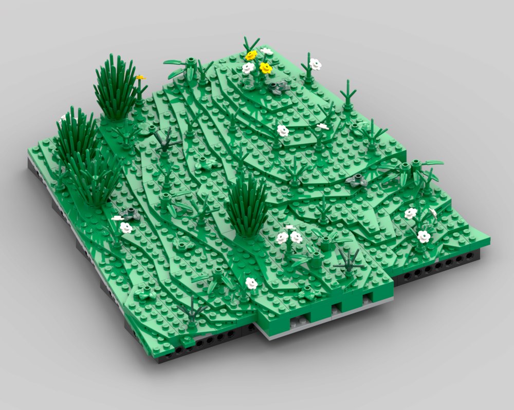 LEGO MOC Bag End Modul 16 "Meadow above the Living Room" by ...