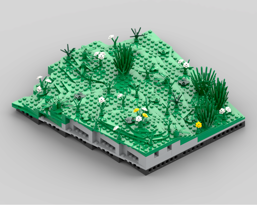 LEGO MOC Bag End Modul 16 "Meadow above the Living Room" by ...