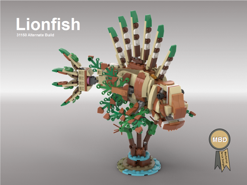 LEGO MOC Lionfish, 31150 Alternate Build by Macharius | Rebrickable ...