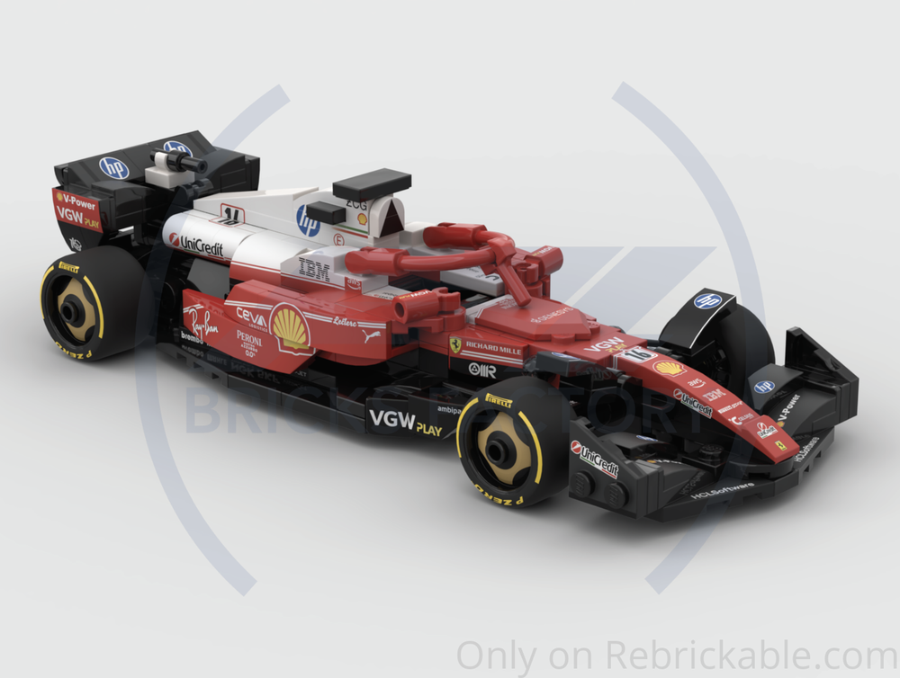 LEGO MOC F1 SF-25 Monza by Pit Lane Bricks Factory | Rebrickable ...