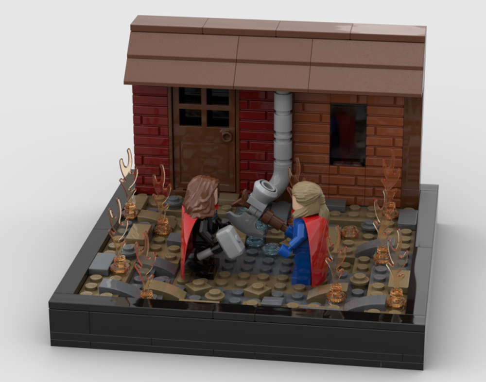LEGO MOC Thor and Jane - meeting after many years by whistlebricks ...