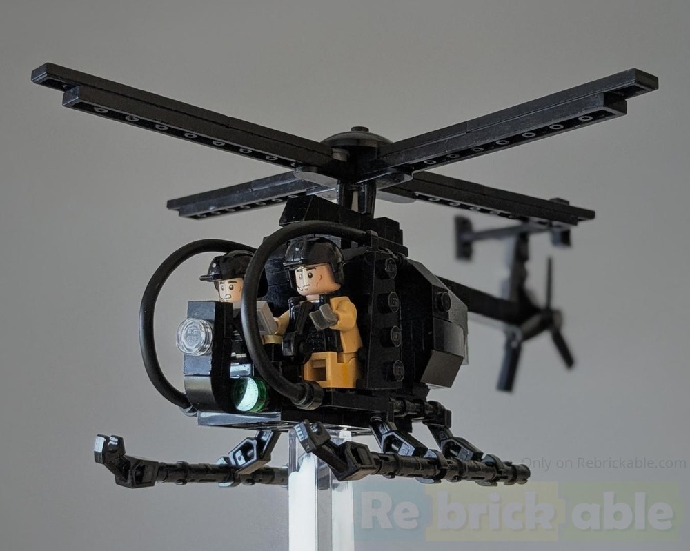 LEGO MOC-234581 MH-6 Little Bird by 500 HEAVY | Rebrickable - Build ...