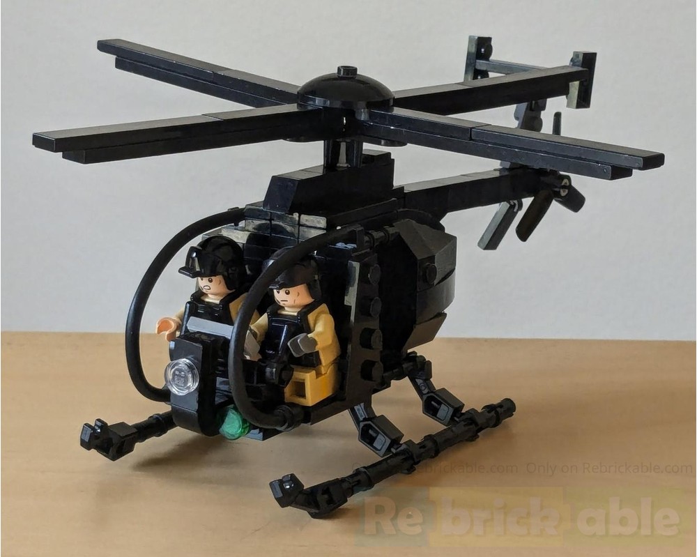 LEGO MOC-234581 MH-6 Little Bird by 500 HEAVY | Rebrickable - Build ...
