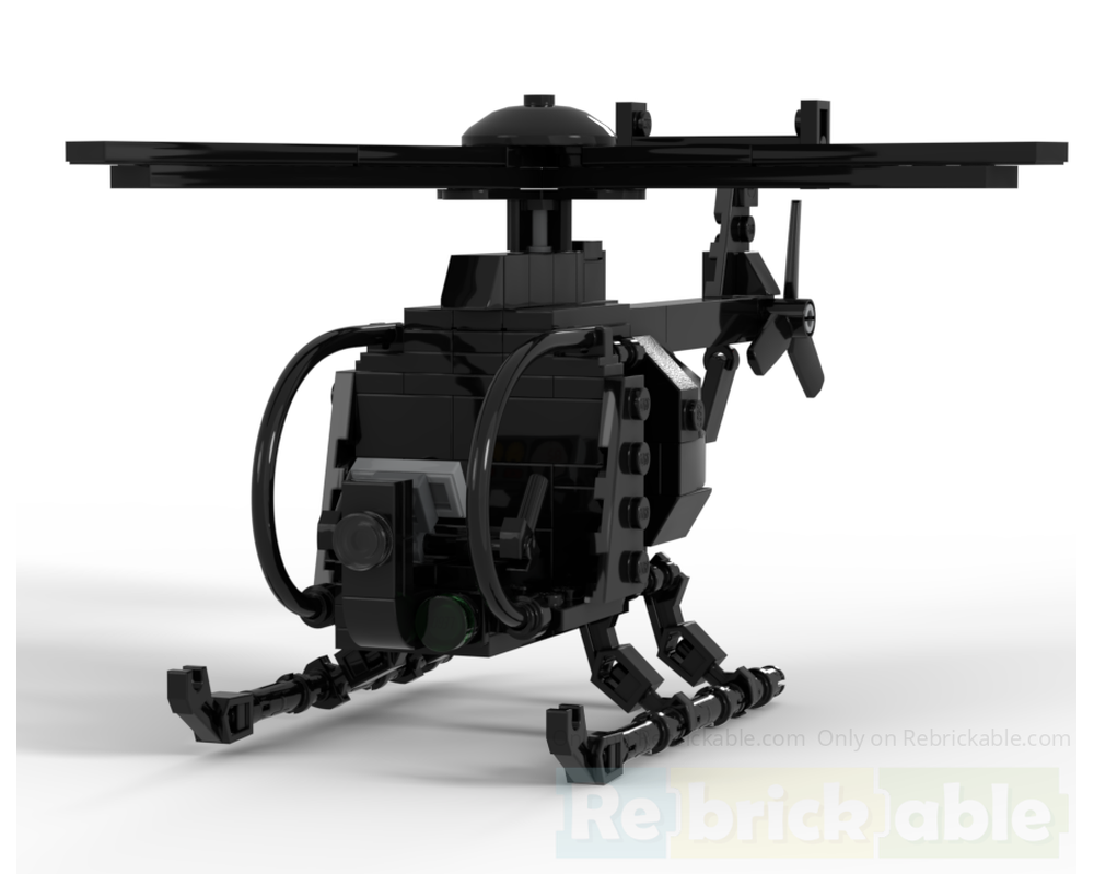 LEGO MOC-234581 MH-6 Little Bird by 500 HEAVY | Rebrickable - Build ...