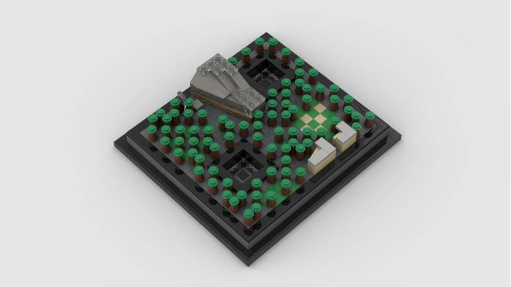 LEGO MOC 9/11 Memorial (NY, USA) by Tiny Bricks | Rebrickable - Build ...