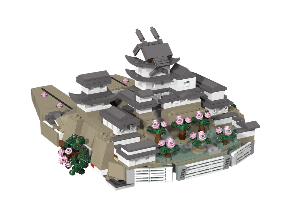 LEGO MOC Millennium Egret (21060 Himeji Castle alt) by chawmindur ...