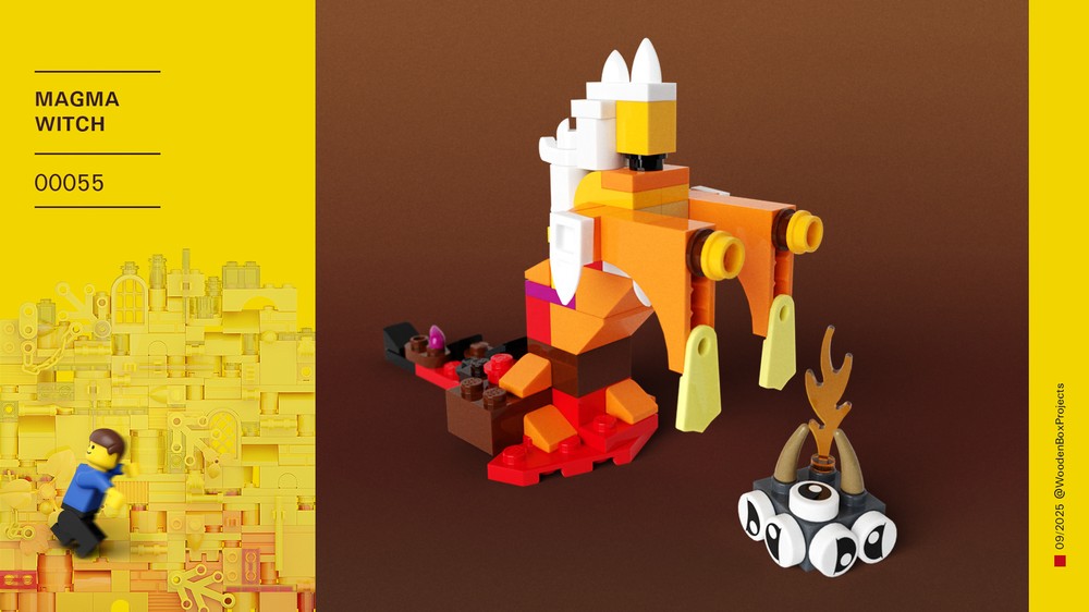 LEGO MOC Magma Witch by WoodenBoxProjects | Rebrickable - Build with LEGO