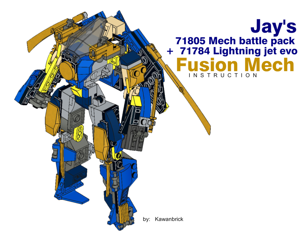 LEGO MOC Jay's Fusion Mech by Kawanbrick | Rebrickable - Build with LEGO
